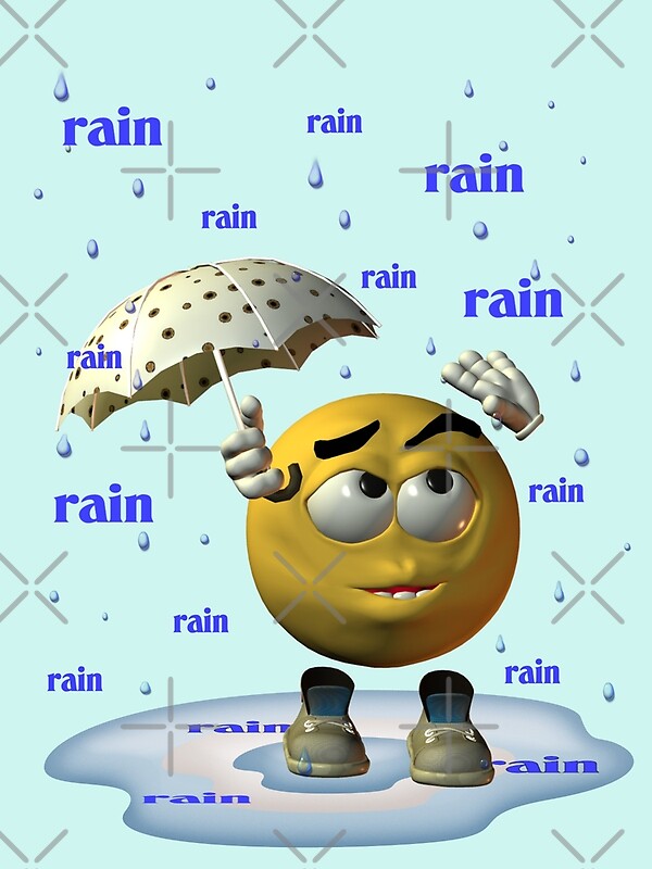 "Smiley Rain, fantasy design" by LoneAngel | Redbubble