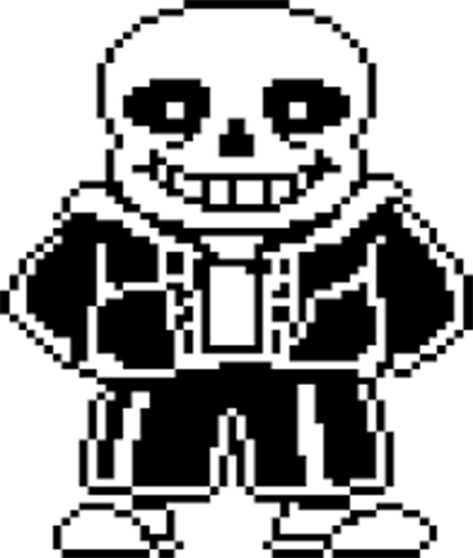 "Sans Sprite" Stickers by Blitzchill | Redbubble