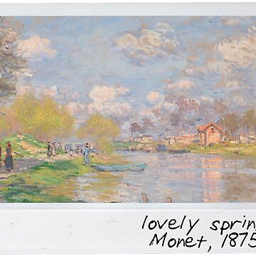 "monet - lovely spring" Magnet for Sale by pripple | Redbubble