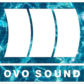 "OVO sound clear water print" Sticker for Sale by lovesuperkarma ...