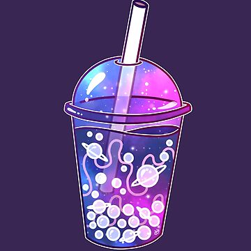 "Galaxy Boba Tea" Magnet for Sale by heysoleilart | Redbubble