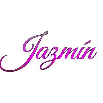 Pegatina Con La Obra Jazmín De Lizbanegasart Redbubble