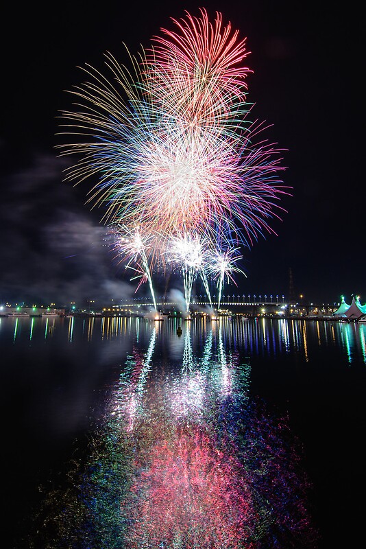 "Docklands Fireworks" by wolfcat | Redbubble