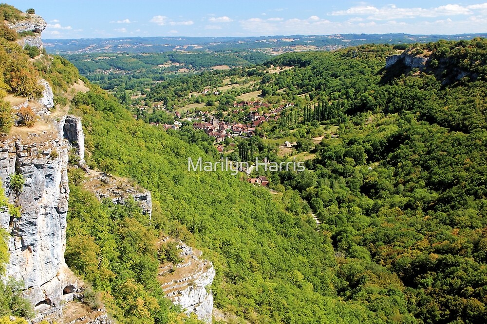 "View to Autoire - France" by Marilyn Harris | Redbubble