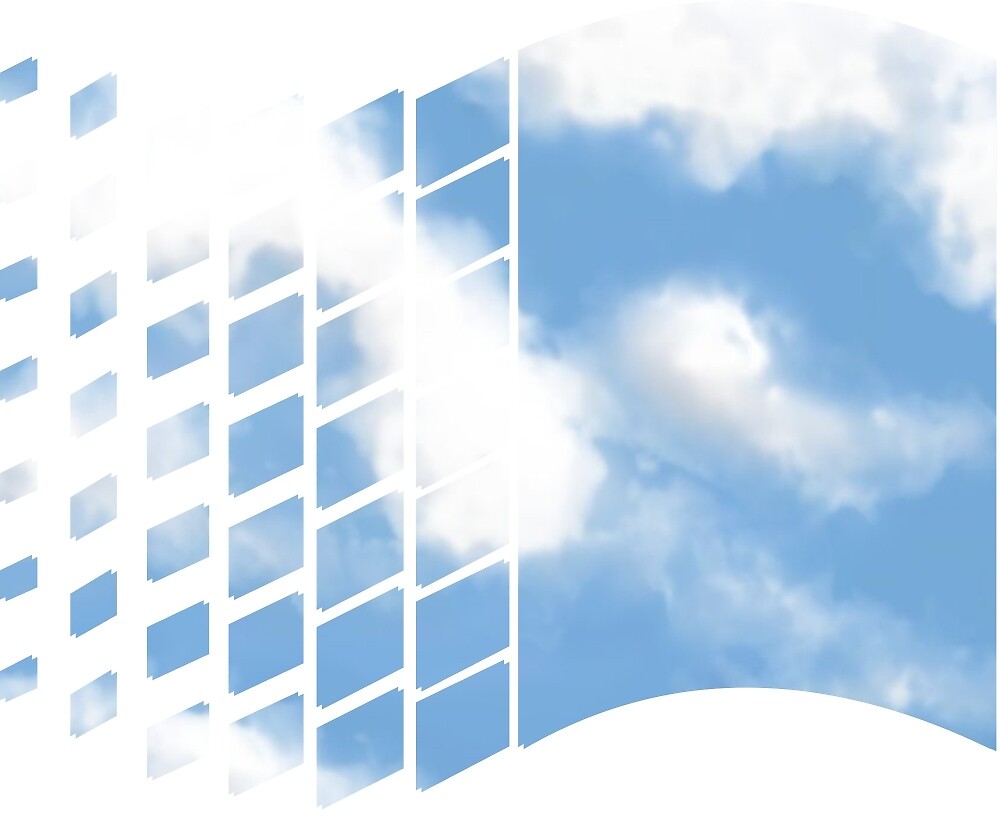 "Windows 98 cloud background" by Methy0 | Redbubble