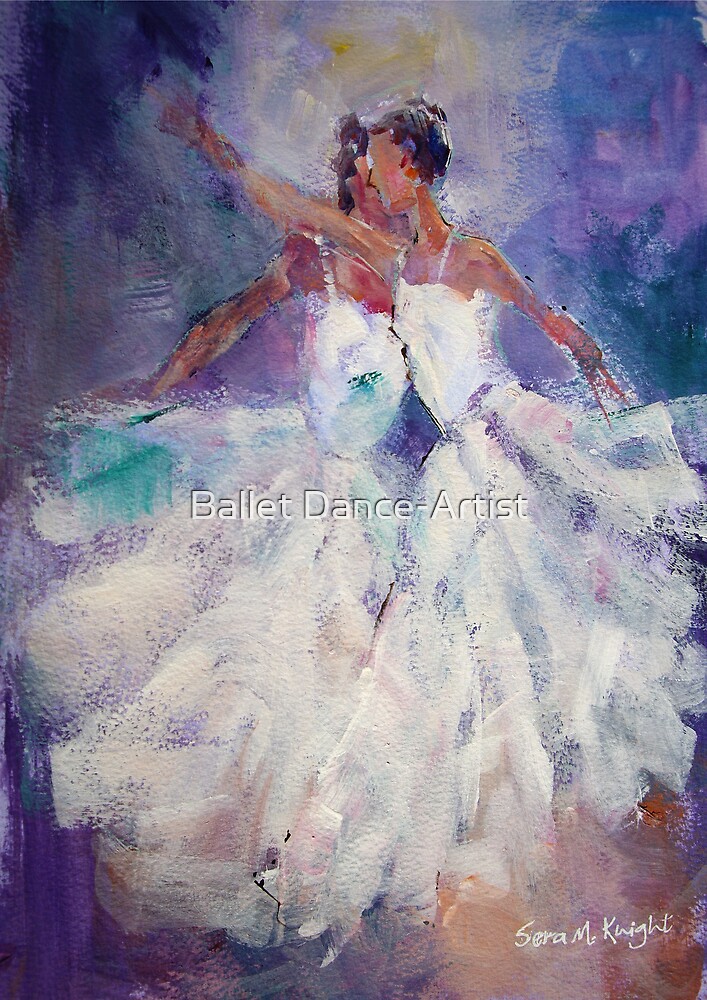 "Two Ballerinas - Painting in Ballet & Dance Art Gallery" by Ballet ...