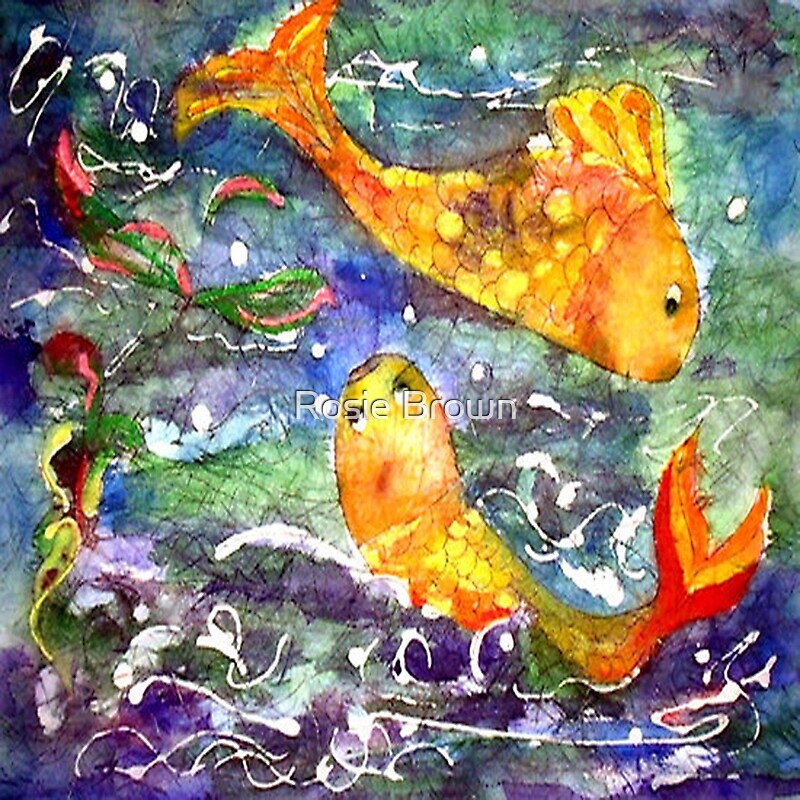 "Batik Fish" by Rosie Brown | Redbubble