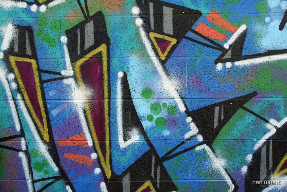 "graffiti 18" by nan wyatt | Redbubble