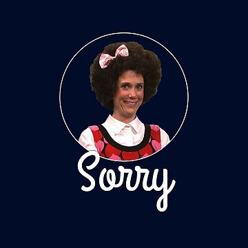 "Sorry - Gilly" Sticker for Sale by Primotees | Redbubble