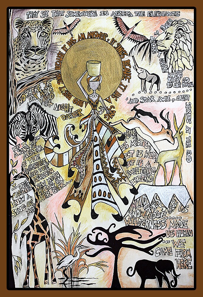 "African Dada Doll" by SerendipityArt | Redbubble