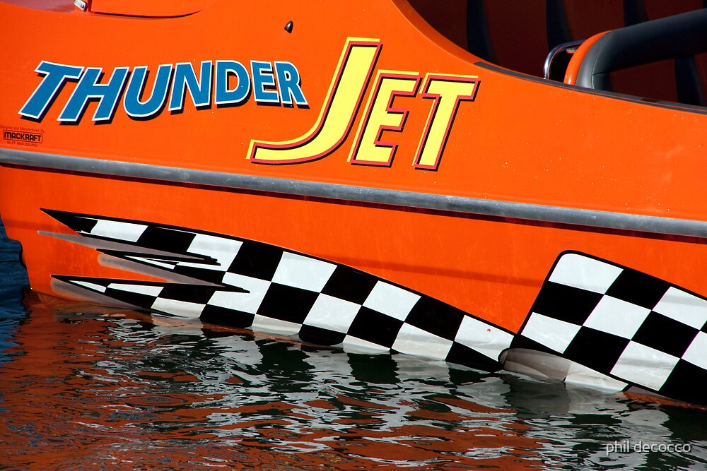 "Thunder Jet" by phil decocco | Redbubble