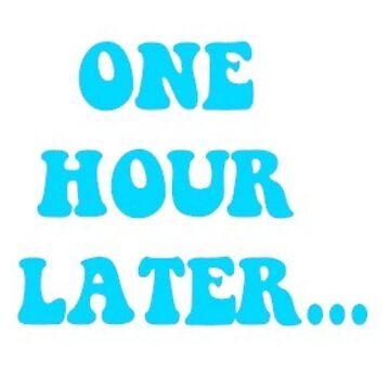 "One Hour Later (Spongebob)" Sticker for Sale by Aliya Saksaka | Redbubble