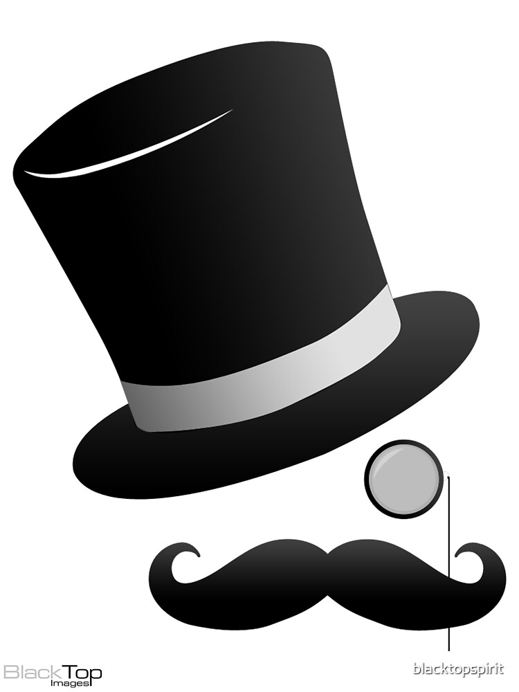 "BlackTop Images Fancy man logo" by blacktopspirit | Redbubble