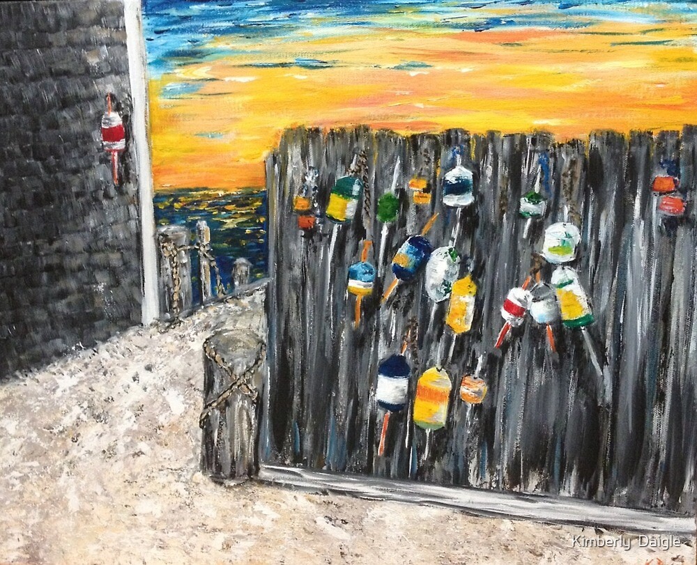 "Buoys - Cape Cod" by Kimberly Daigle | Redbubble