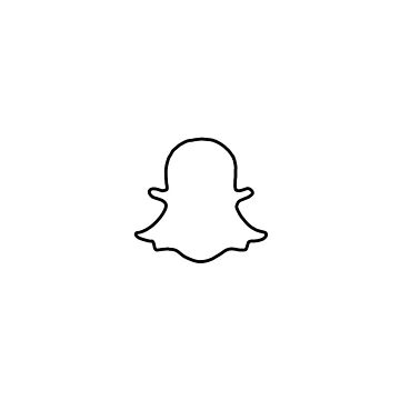 "Snapchat Ghost Sticker" Sticker for Sale by Rhyanna Morgan | Redbubble