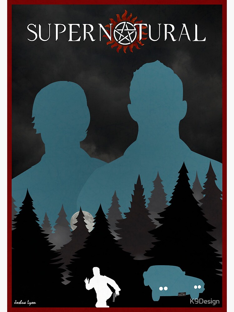 "Vintage Supernatural" Poster by K9Design | Redbubble