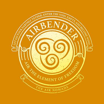 "ATLA Airbender Symbol: Avatar-Inspired Design" Pin for Sale by Pong ...