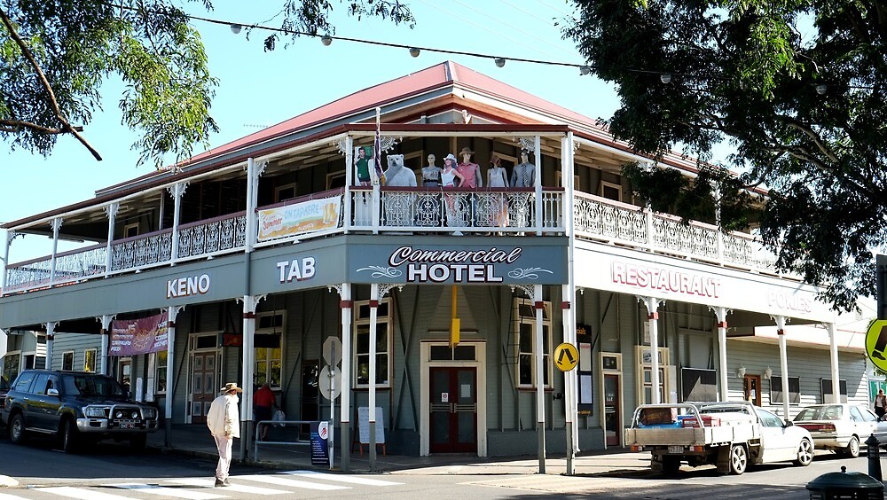 "Commercial Htl, Boonah Qld Australia" by Pamela Batten | Redbubble