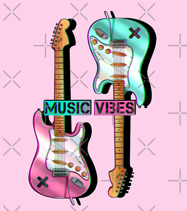 "Music Vibes" by AnGoArt | Redbubble