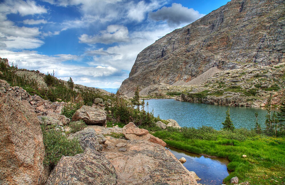 "Glass Lake, Rocky Mountain National Park" by activebeck2012 | Redbubble