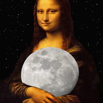 "Moona Lisa" Greeting Card for Sale by Mythos57 | Redbubble