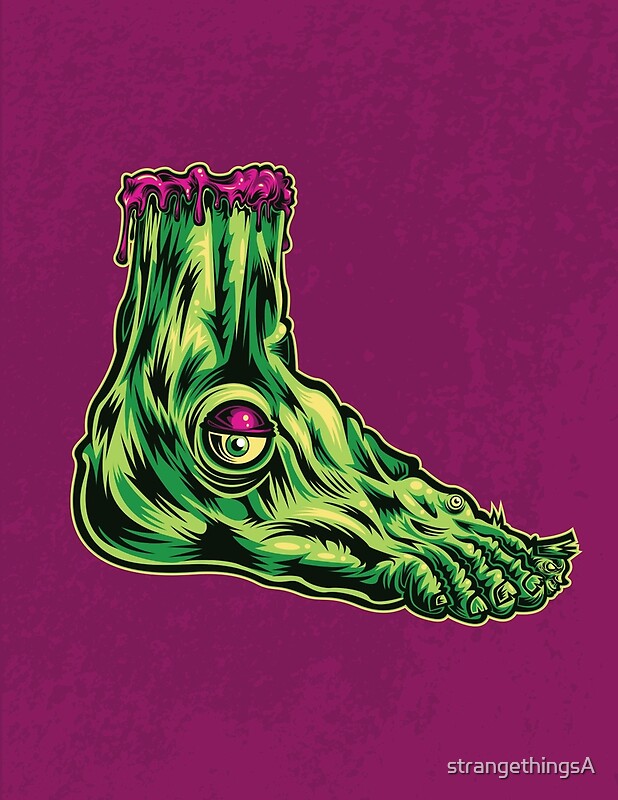 "L is for Lucky Leprosy Leg" by strangethingsA | Redbubble