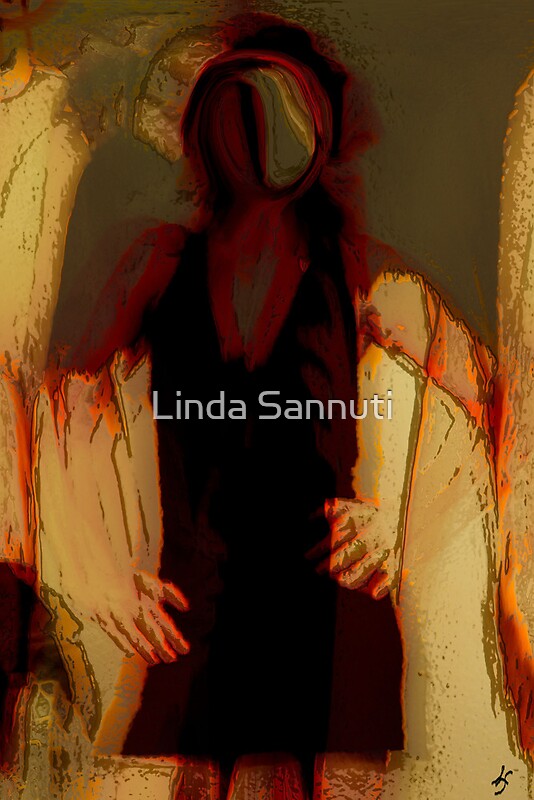 « Faceless Dark Angel » par Linda Sannuti | Redbubble