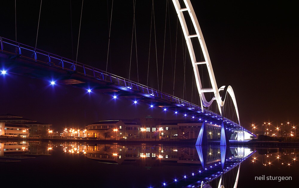 "Infinity Bridge " by neil sturgeon | Redbubble