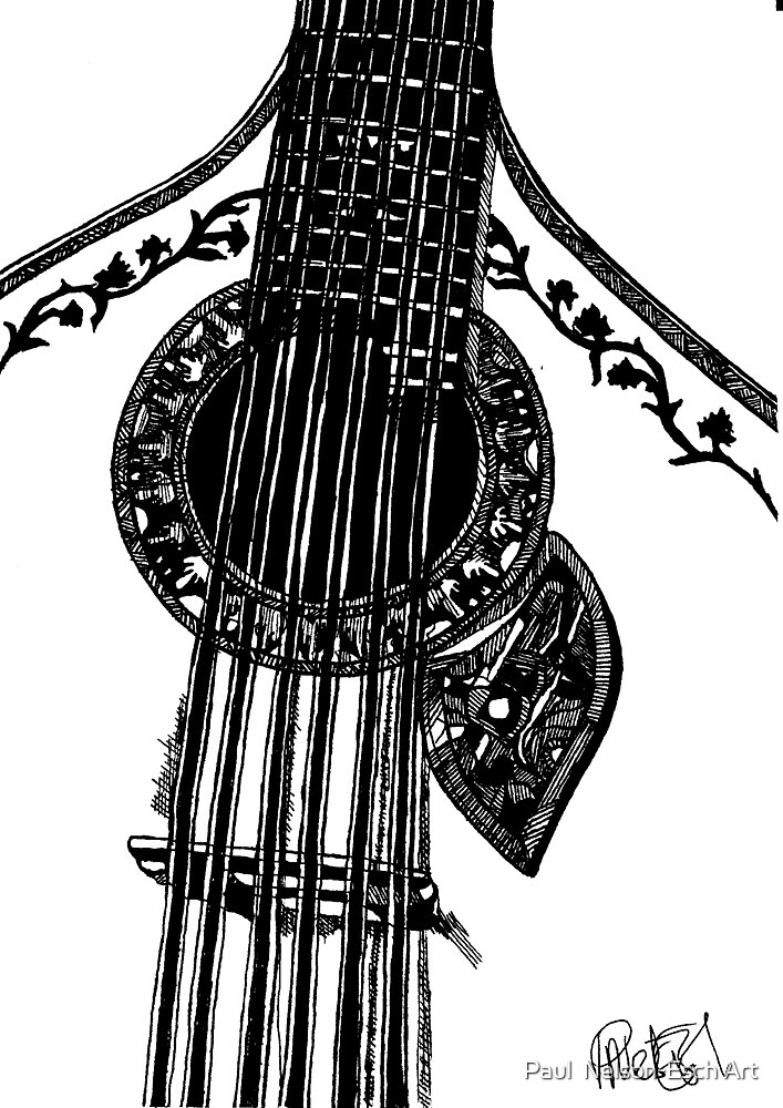 "Fado Guitar" by Paul Nelson-Esch | Redbubble