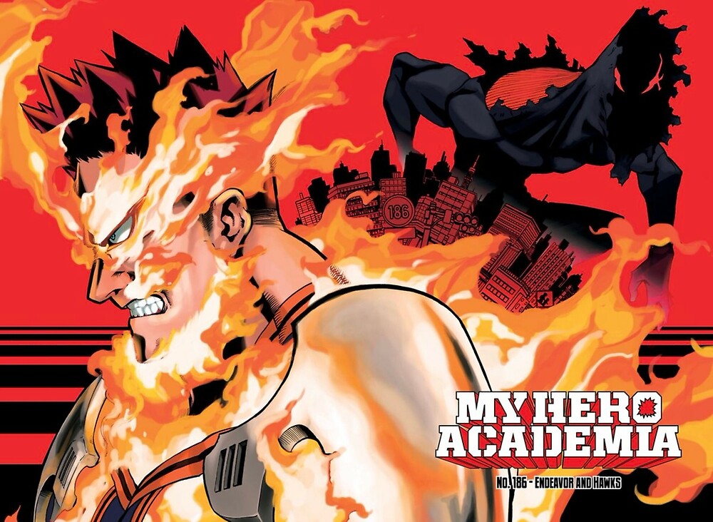 "MHA Chapter 186 Colour Page" by Lumyoss | Redbubble