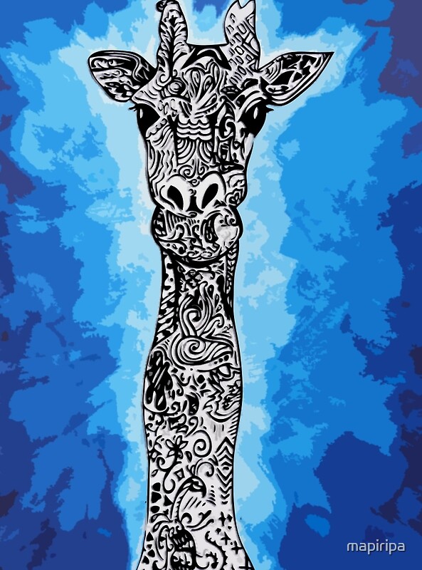 "Funky Giraffe" by mapiripa | Redbubble
