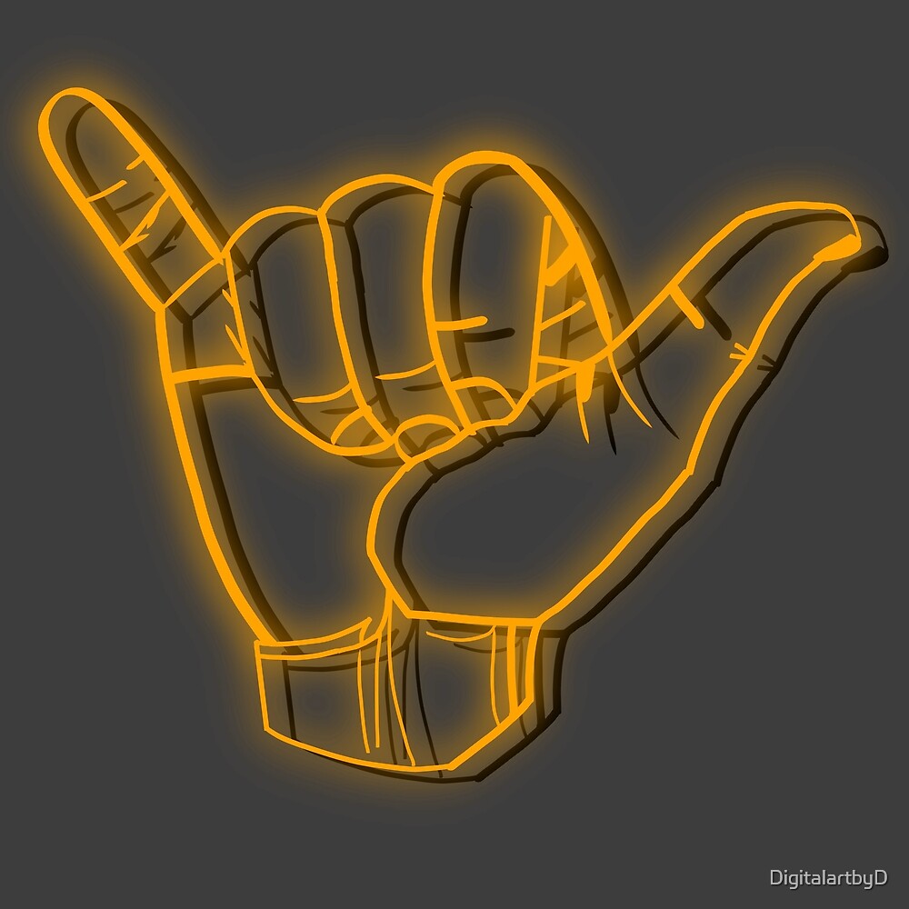 " Vsco Neon Sign - Orange" by DigitalartbyD | Redbubble