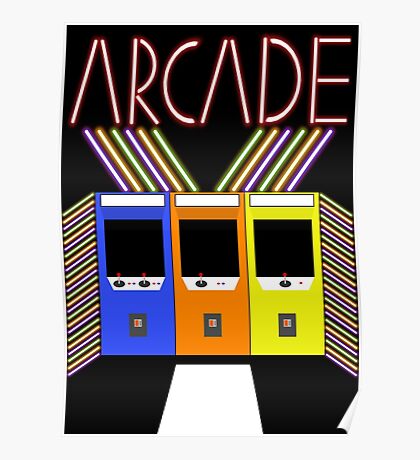 80s Arcade: Posters | Redbubble