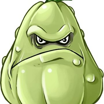 "Squash from Plants Vs. Zombies" Sticker for Sale by Daniel Shoe ...