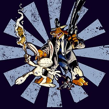 "Sam And Max Retro Japanese" Essential T-Shirt for Sale by Nova5 ...