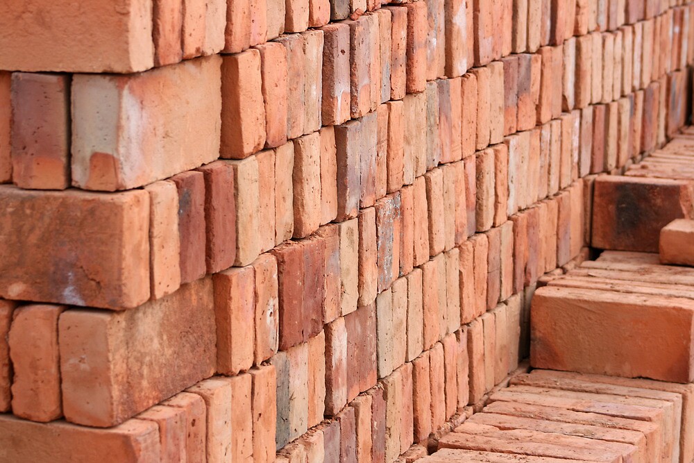 "Adobe Bricks Drying in the Sun" by rhamm | Redbubble