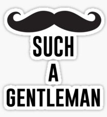 Gentleman: Stickers | Redbubble