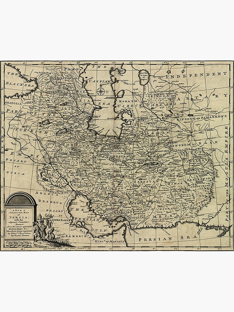 Blank Ancient Persia Map