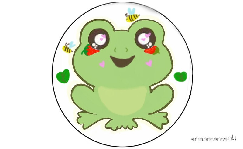 "Strawberry Frog" by artnonsense04 | Redbubble