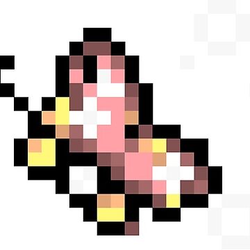 "Earthbound Magic Butterfly (transparent background)" Sticker for Sale ...