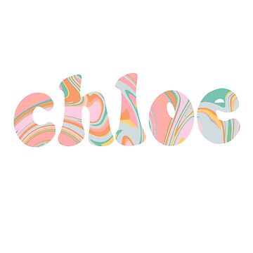 " Chloe Name " Sticker for Sale by elaina2005 | Redbubble
