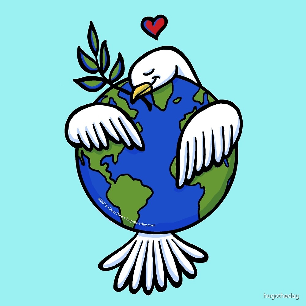 "World Peace Hug" by hugotheday | Redbubble