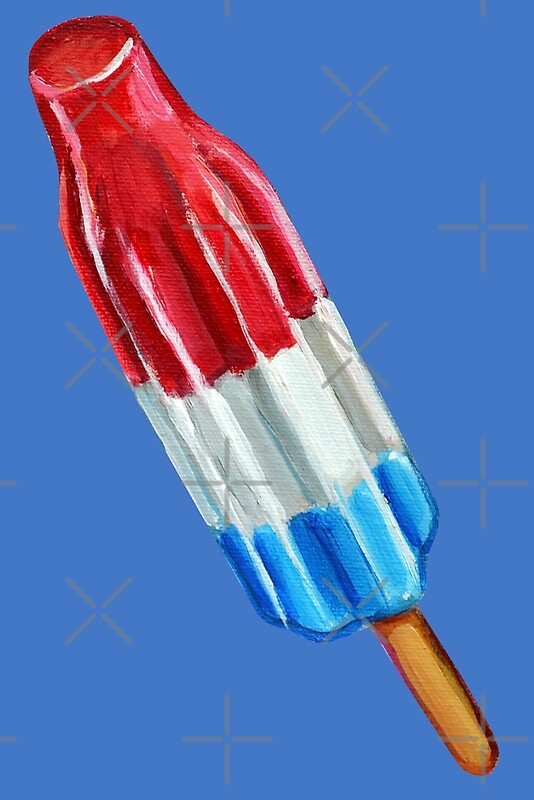 "Fun Rocket Pop Popsicle Pattern" by RobertPhelpsArt | Redbubble