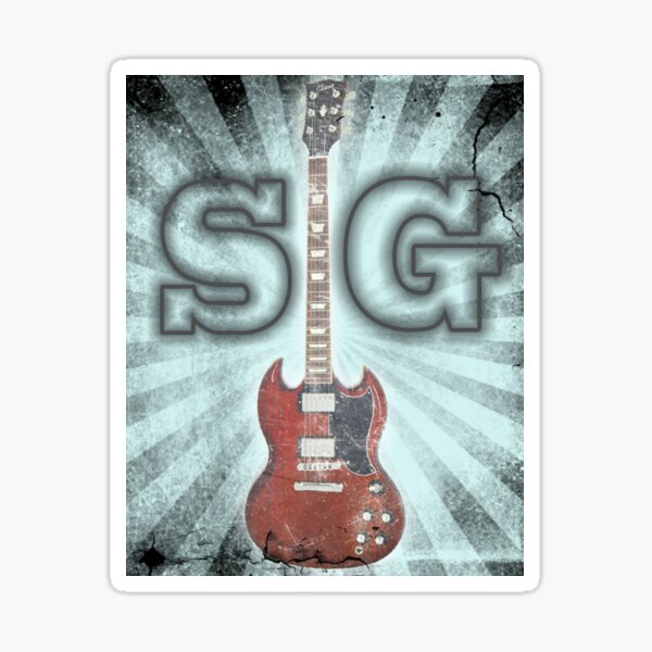 Gibson Sg Stickers | Redbubble