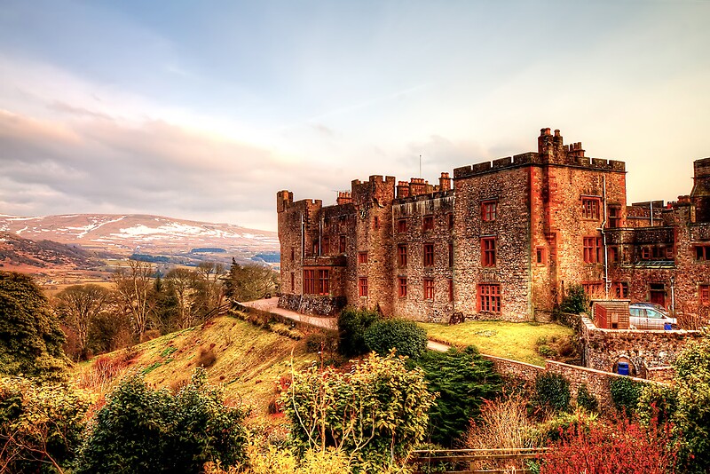 "Muncaster Castle" by Roger Green | Redbubble
