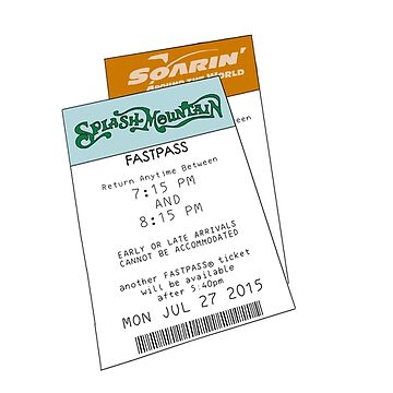 "Splash Mountain and Soarin' fast passes" Socks for Sale by Campbell ...