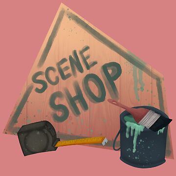 "Scene Shop Crew" Sticker for Sale by TheSyrupMoat | Redbubble