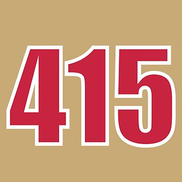 "San Francisco California CA Area Code 415 " Sticker for Sale by ...