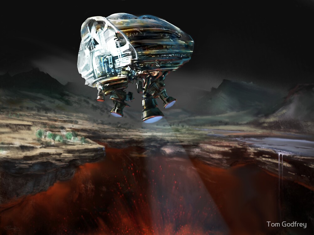 "Fissure: Earth 2060" by Tom Godfrey | Redbubble