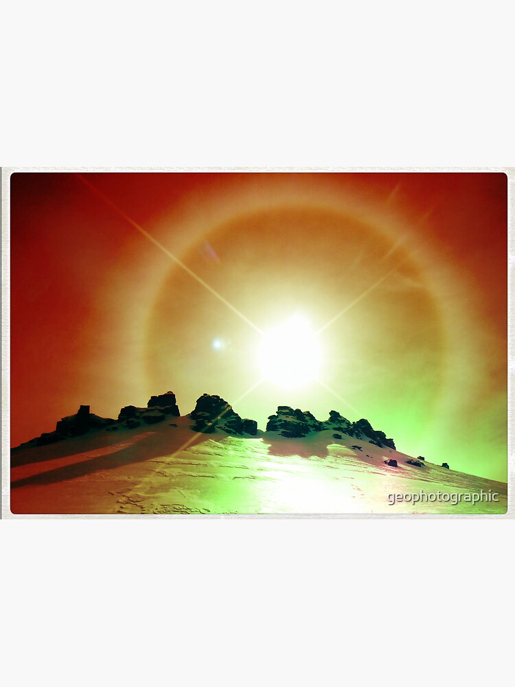 "sun halo II" Art Print by geophotographic | Redbubble